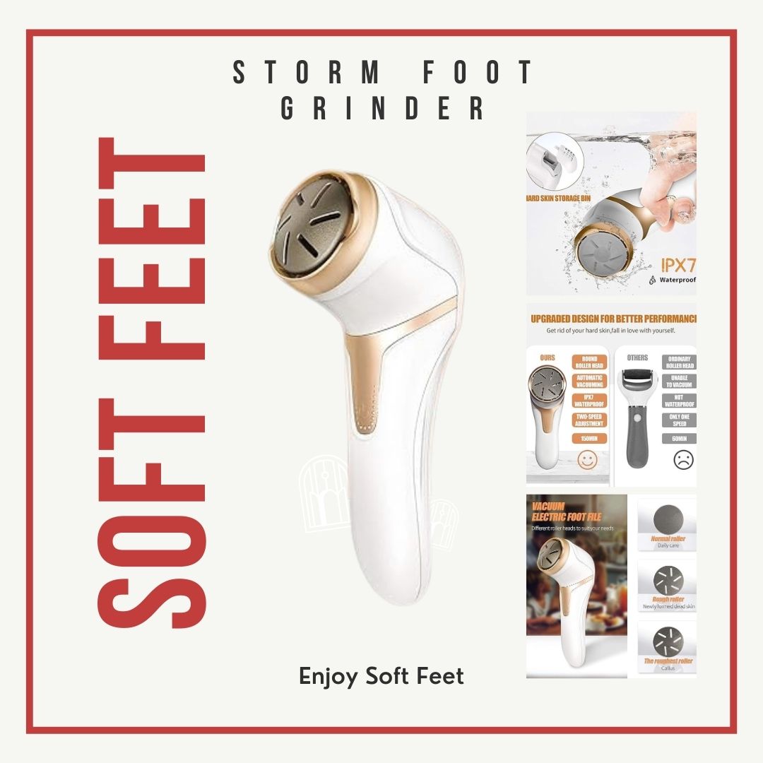 Waterproof & Built-in Vacuum | Electric Foot Callus Remover – Wet & Dr ...